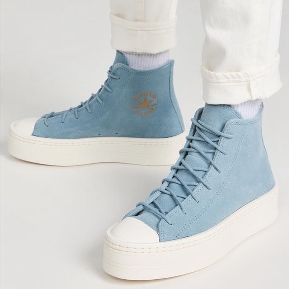 Converse | Shoes | Nwt Shearling Converse Platform Hightop Sneakers ...